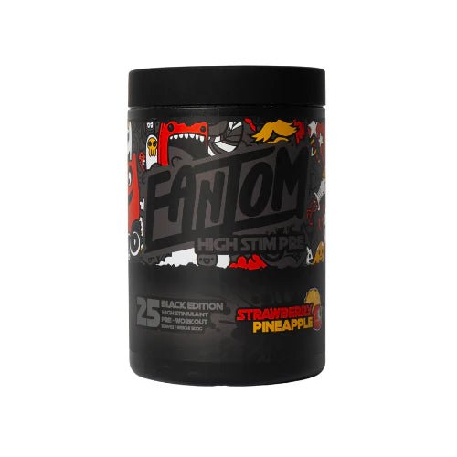 FANTOM SPORTS HIGH STIM PRE BLACK EDITION - M&M Fitness Australia
