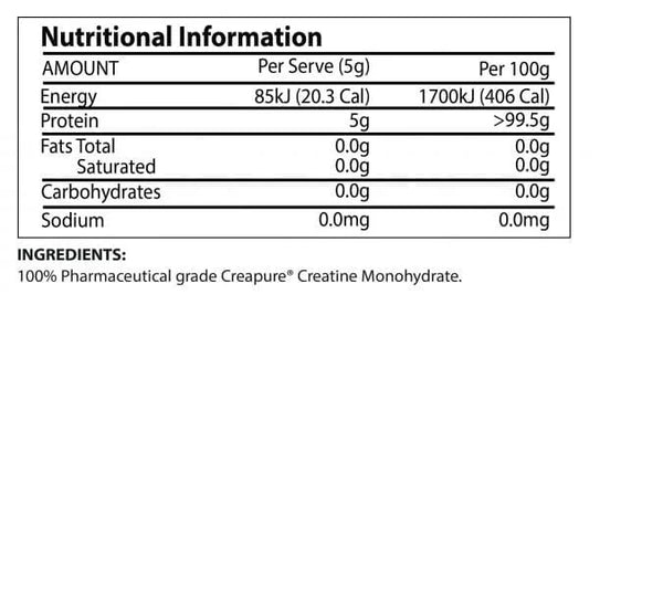ATP SCIENCE CREATINE MONOHYDRATE - M&M Fitness Australia