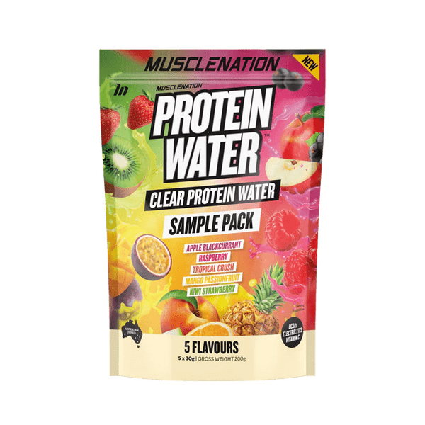 MUSCLE NATION PROTEIN WATER SAMPLE PACK - M&M Fitness Australia
